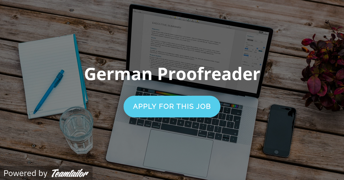 German Proofreader - GT Ecom BV
