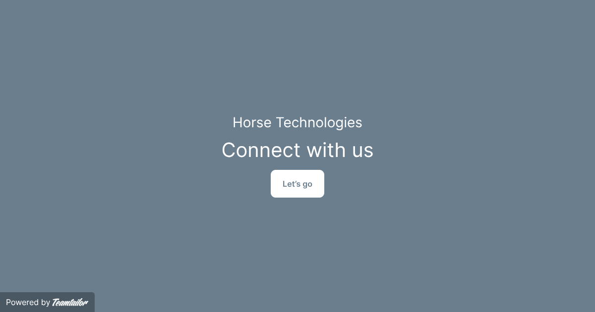 Horse Technologies – Connect