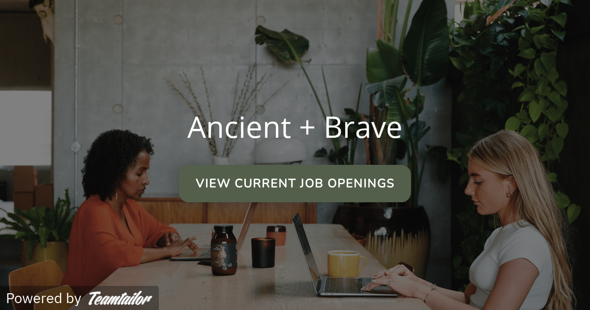 Current job openings - Ancient + Brave
