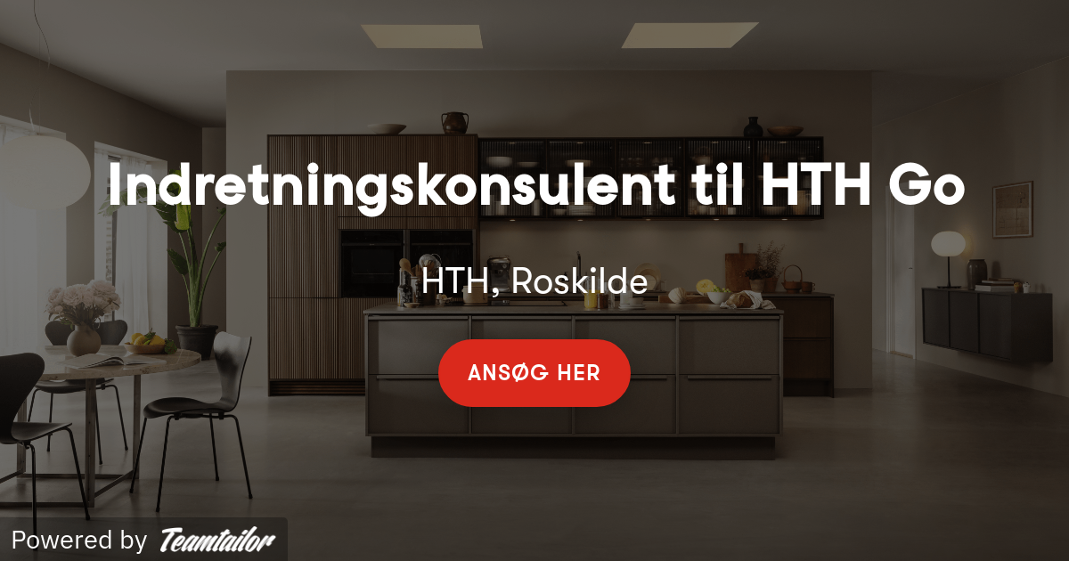 Indretningskonsulent til HTH Go - Nobia