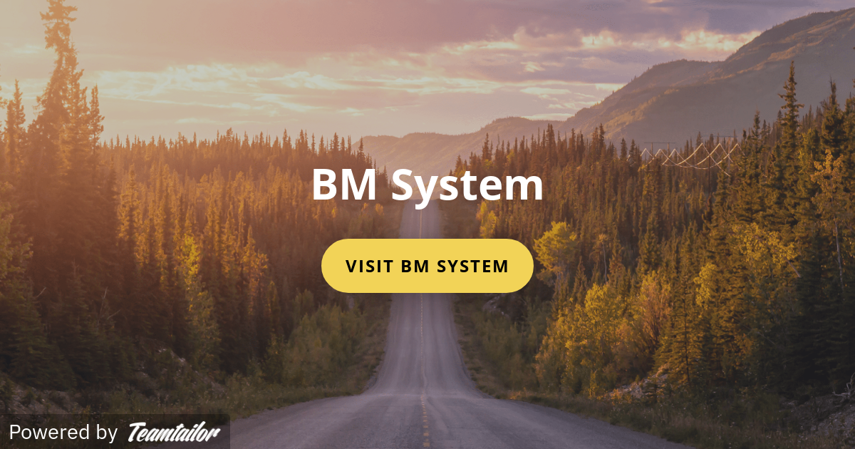 Bli en medarbetare hos oss! - BM System