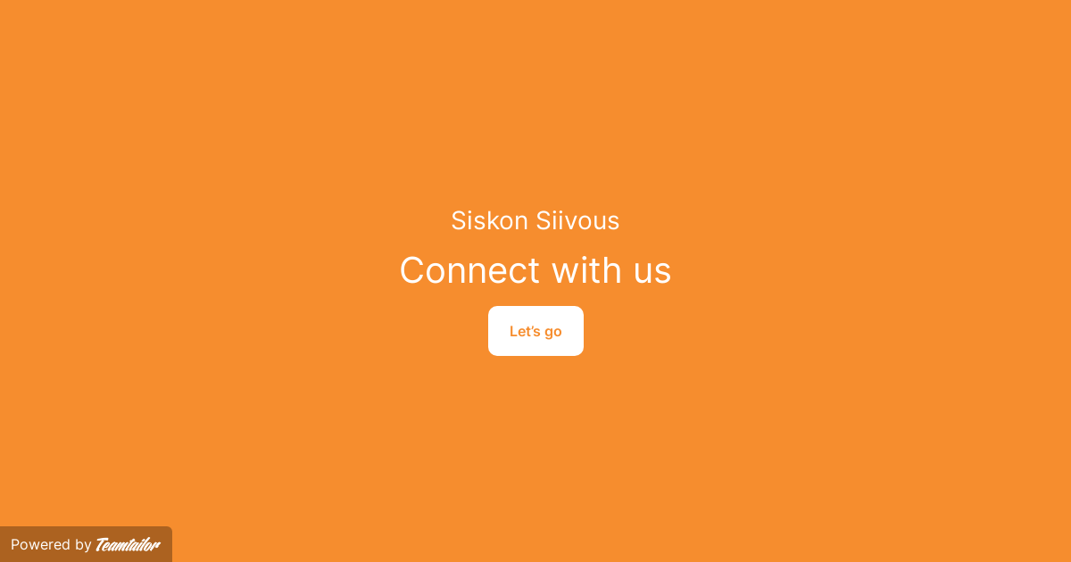 Siskon Siivous – Connect
