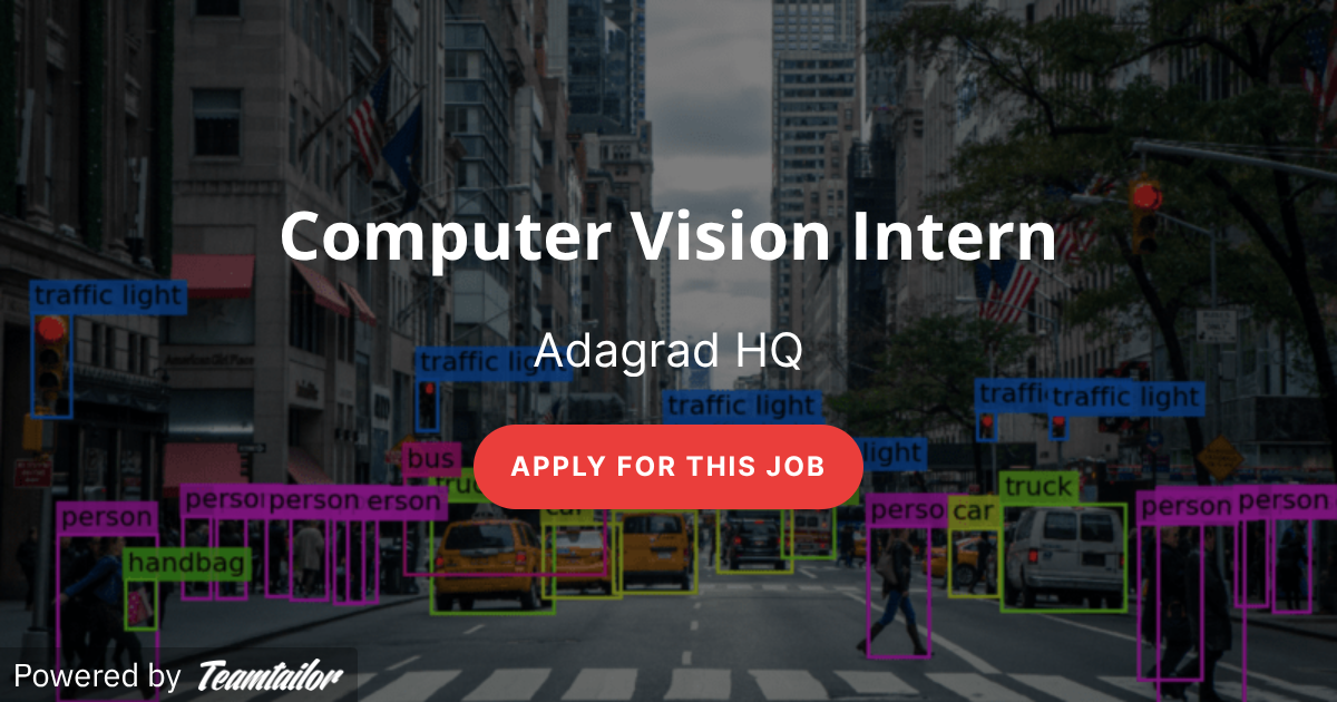Computer Vision Intern - Adagrad AI