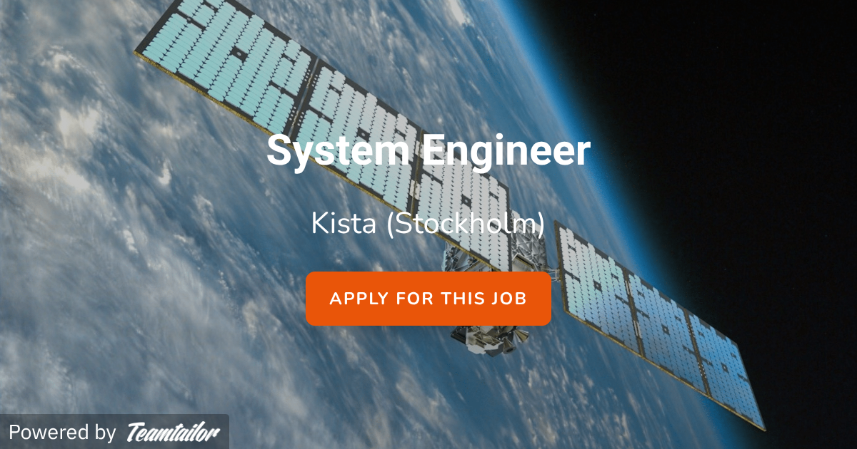 System Engineer - OHB Sweden