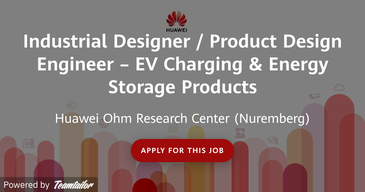 Industrial Designer / Product Design Engineer – EV Charging & Energy ...