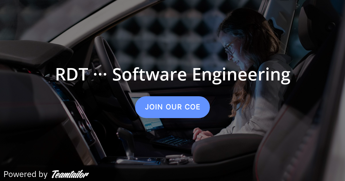 CoE Software Engineering - RDT