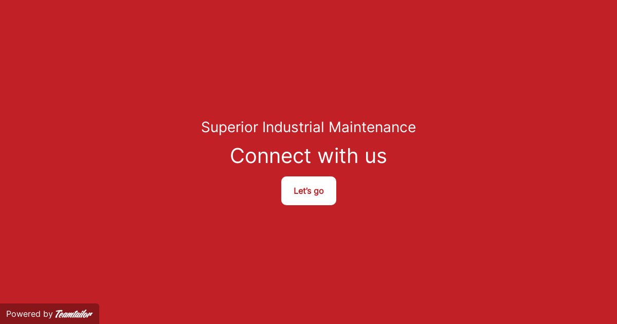 Superior Industrial Maintenance – Connect