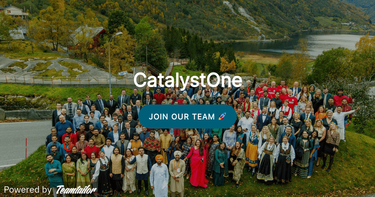 Welcome to our career site - CatalystOne