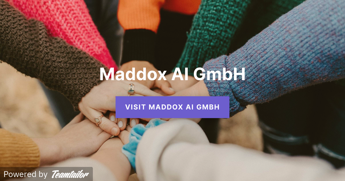Karriere gefällig?! - Maddox AI GmbH