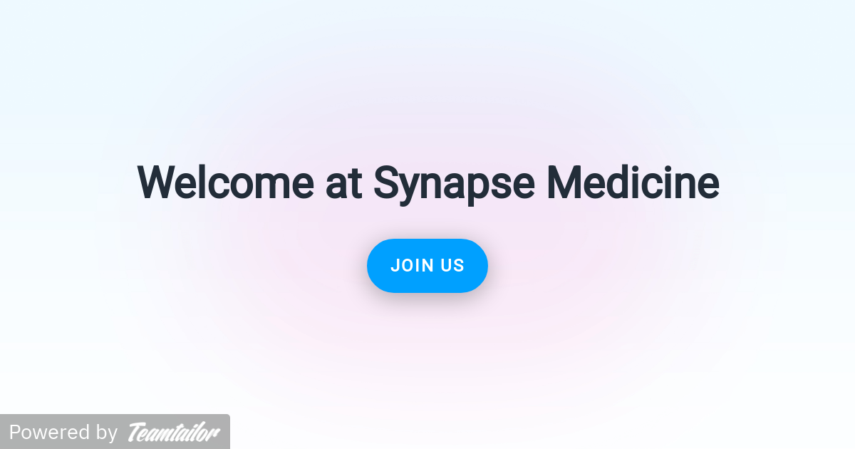 Working at Synapse Medicine - Synapse Medicine