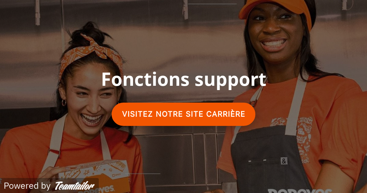 Fonctions support - POPEYES