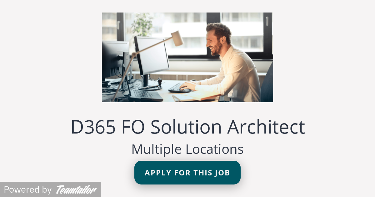 D365 FO Solution Architect - Cepheo