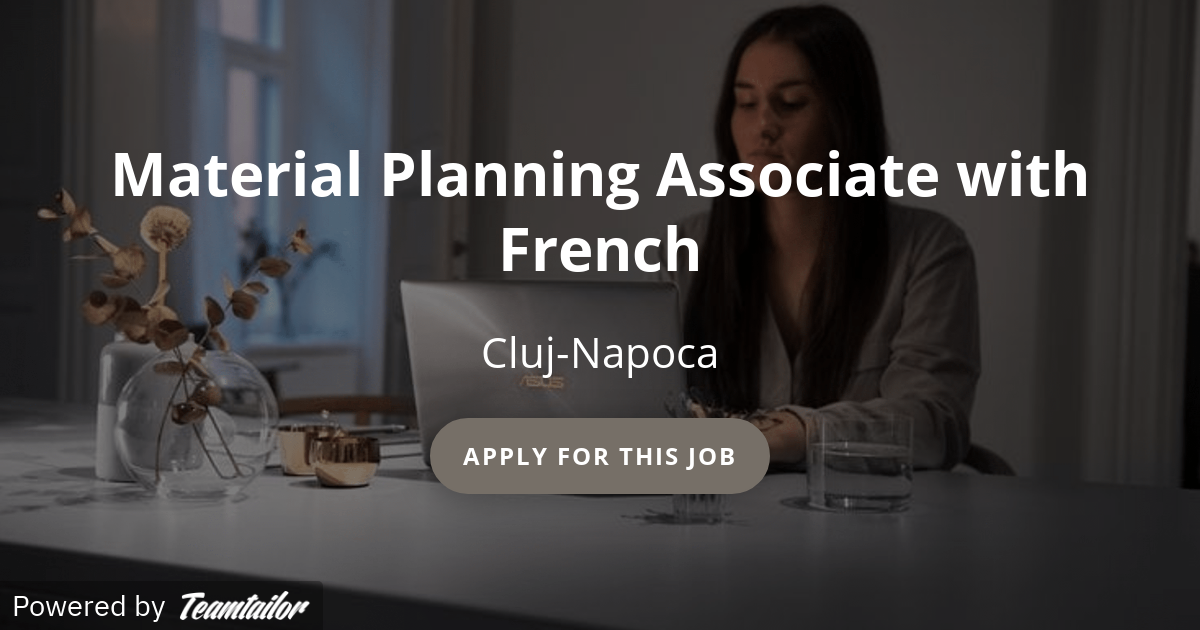 Material Planning Associate with French - Sales Consulting