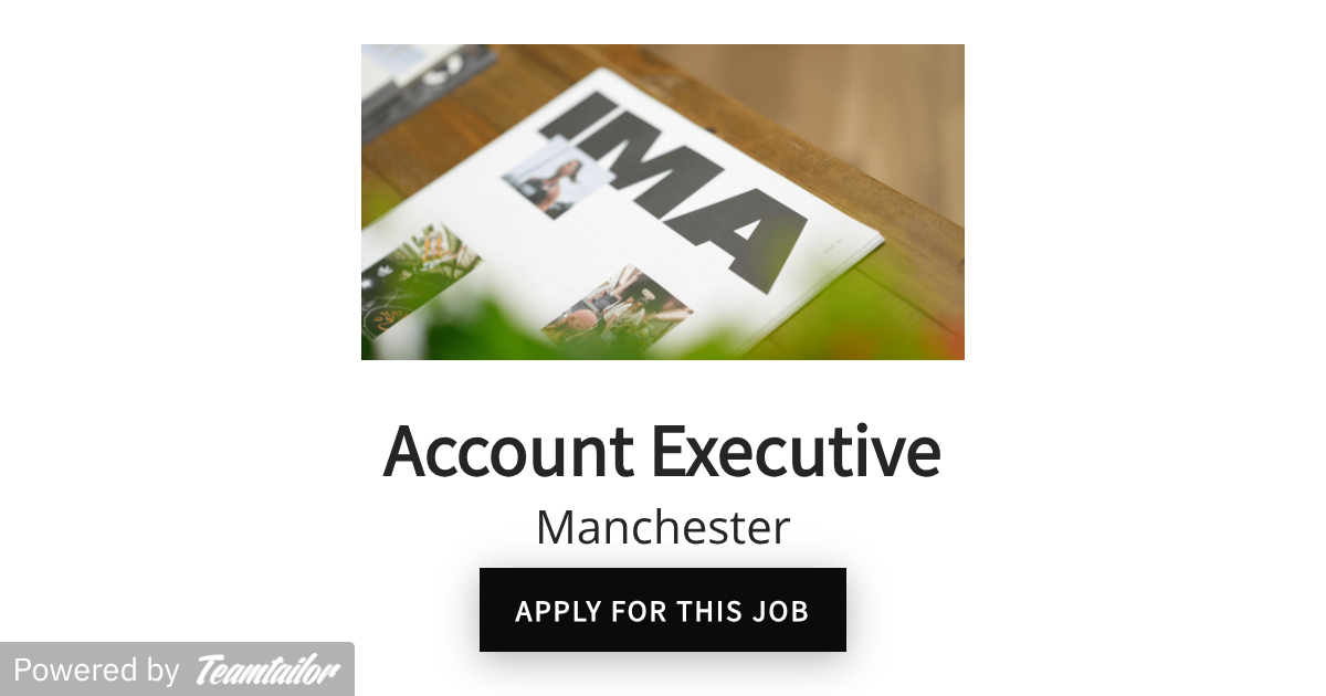 Account Executive - IMA