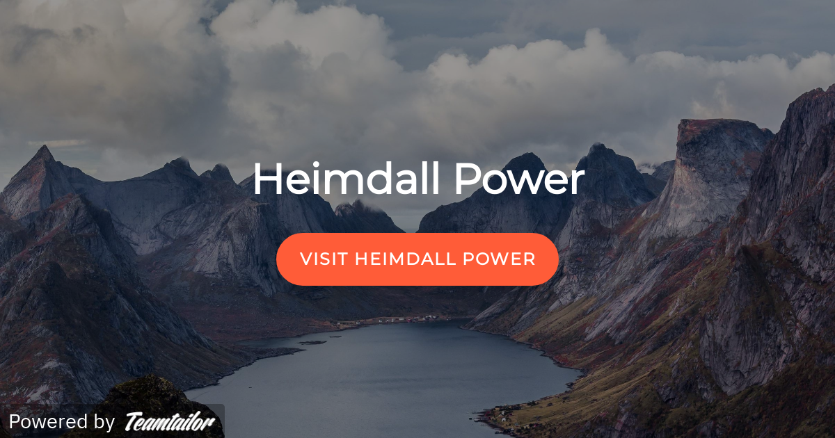 Career at Heimdall Power - Heimdall Power