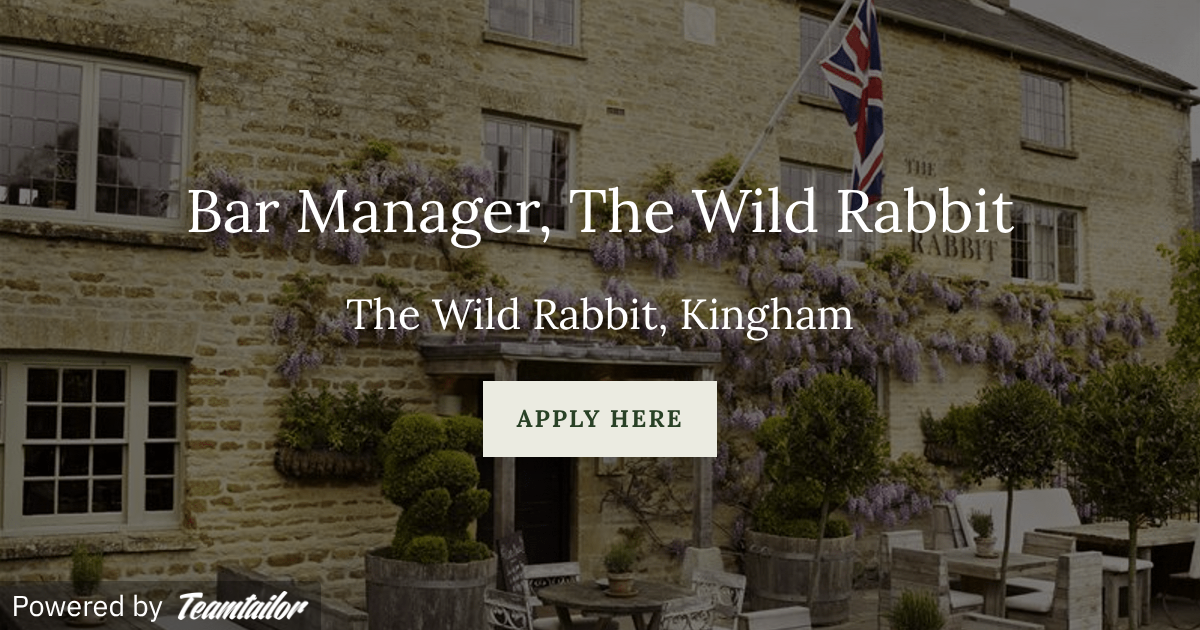 Bar Manager, The Wild Rabbit - Bamford Collection