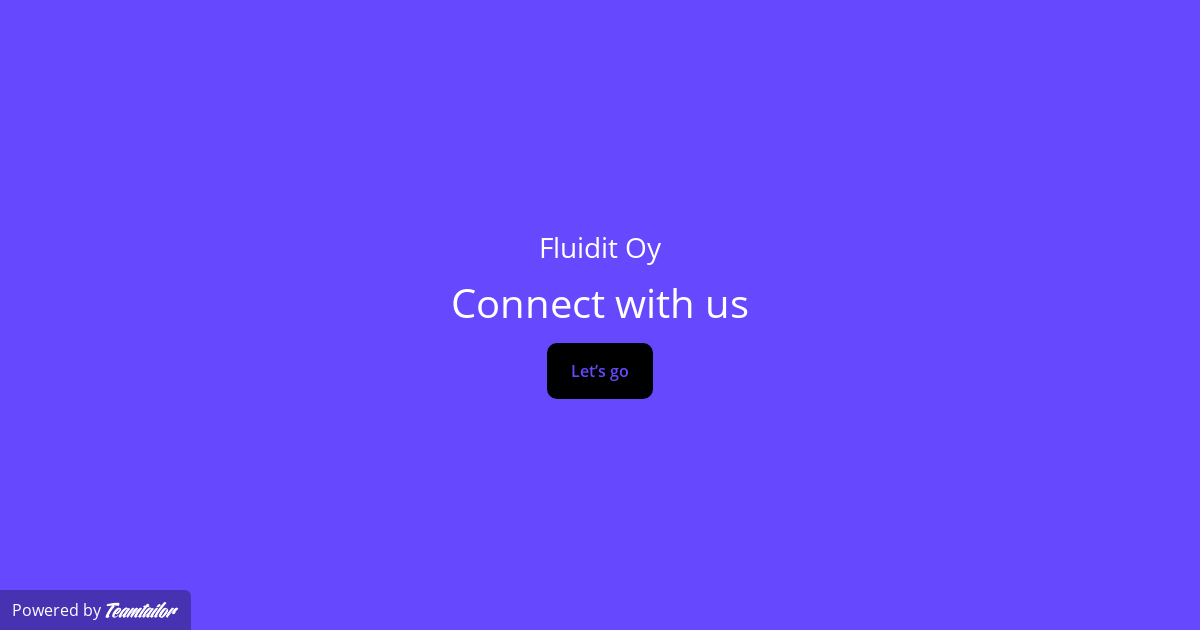 Fluidit Oy – Connect