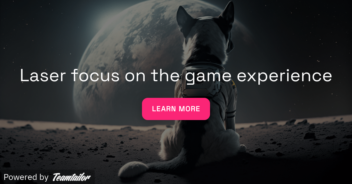 Laser focus on the game experience - Moon Rover Games