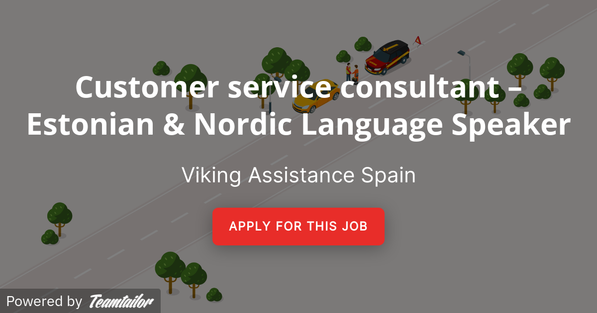 Customer service consultant – Estonian & Nordic Language Speaker - Viking