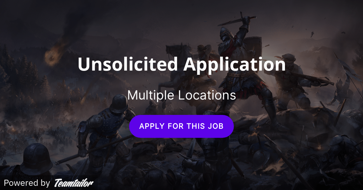 Unsolicited Application - Raw Power Games