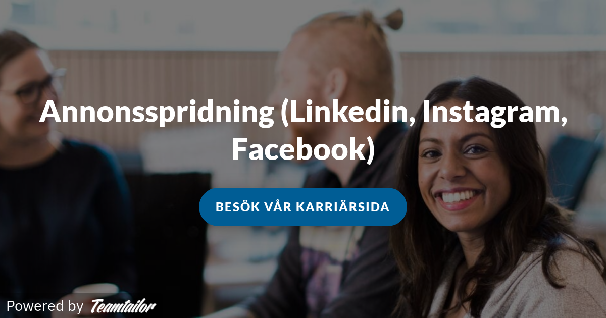 Annonsspridning (Linkedin, Instagram, Facebook) - Ambea