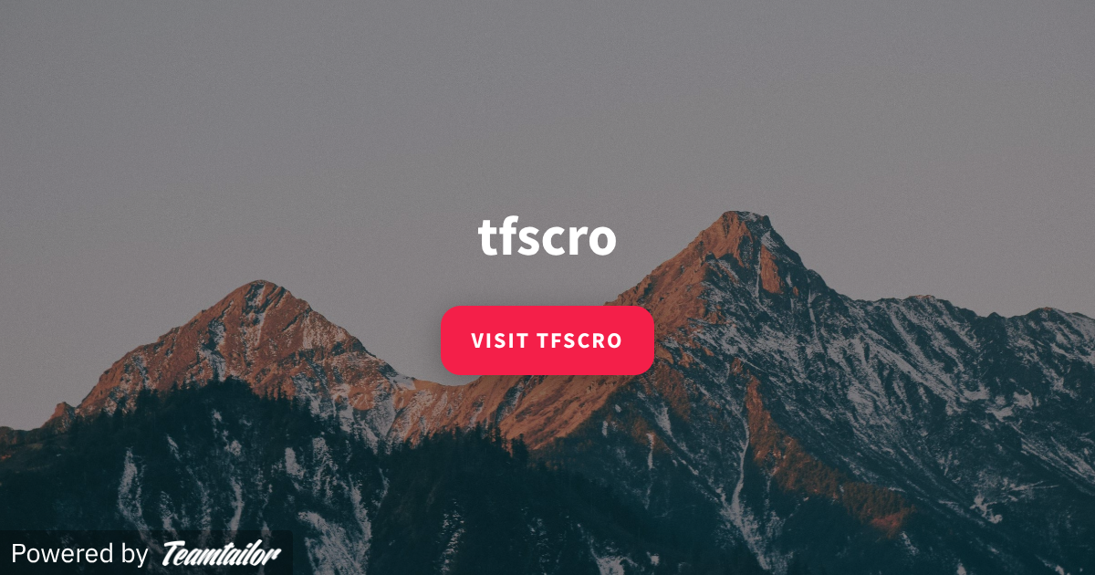Careers | TFS HealthScience | Contract Research Organization (CRO ...