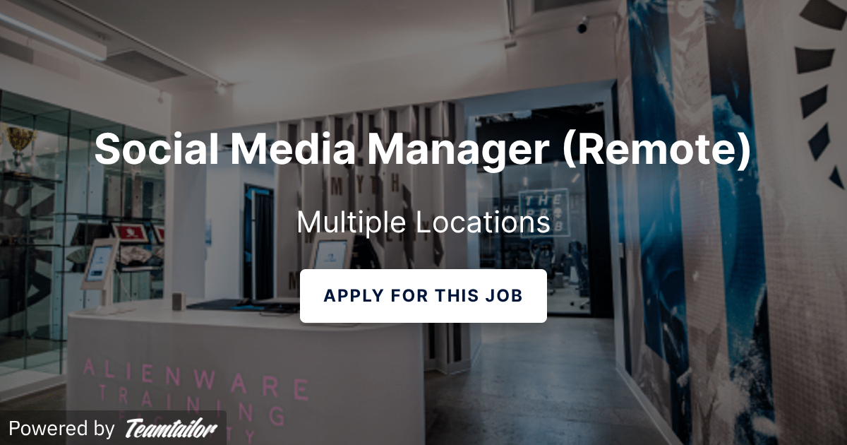 Social Media Manager (Remote) - Team Liquid
