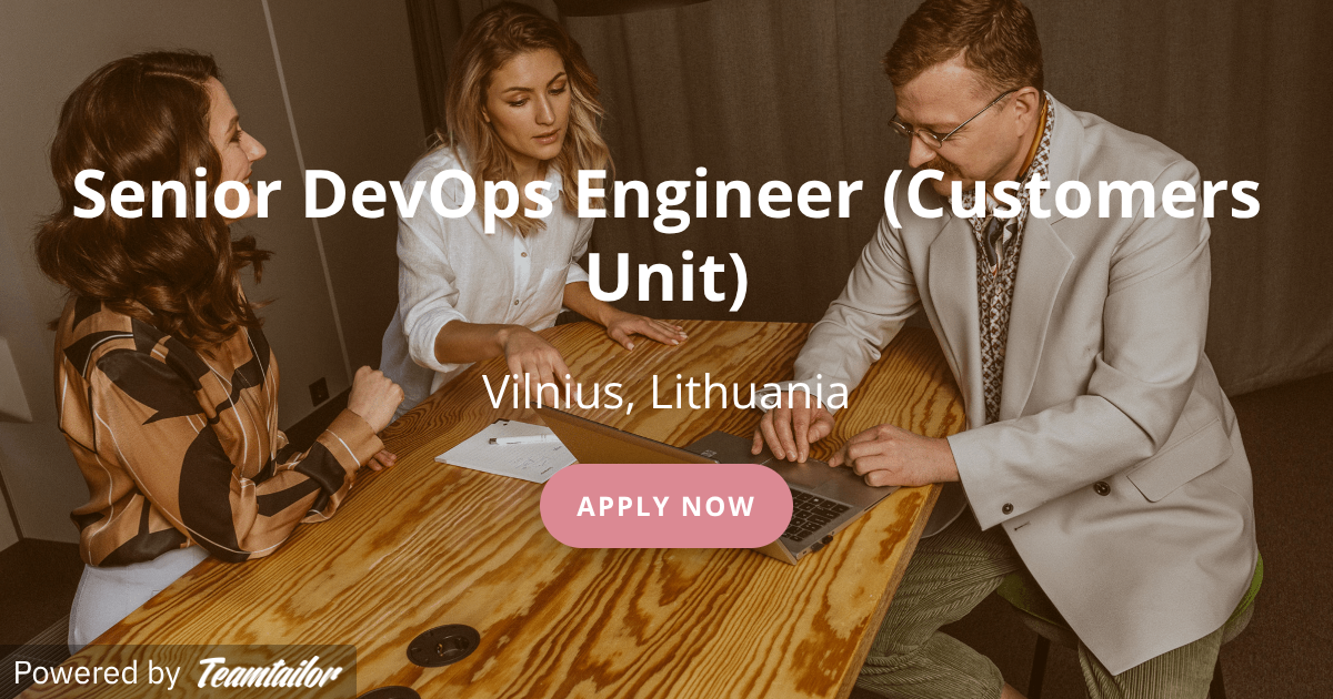 Senior DevOps Engineer (Customers Unit) - Luminor Group