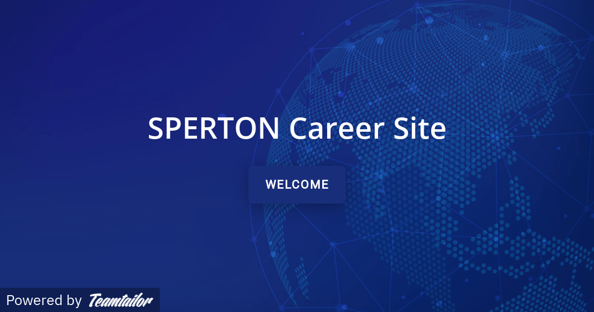 Welcome to our Careers Site - Sperton Global AS