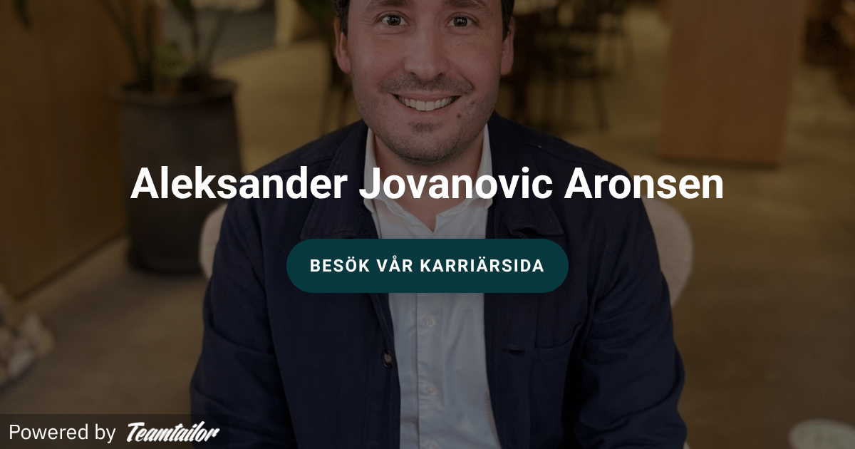 Aleksander Jovanovic Aronsen - Avanza