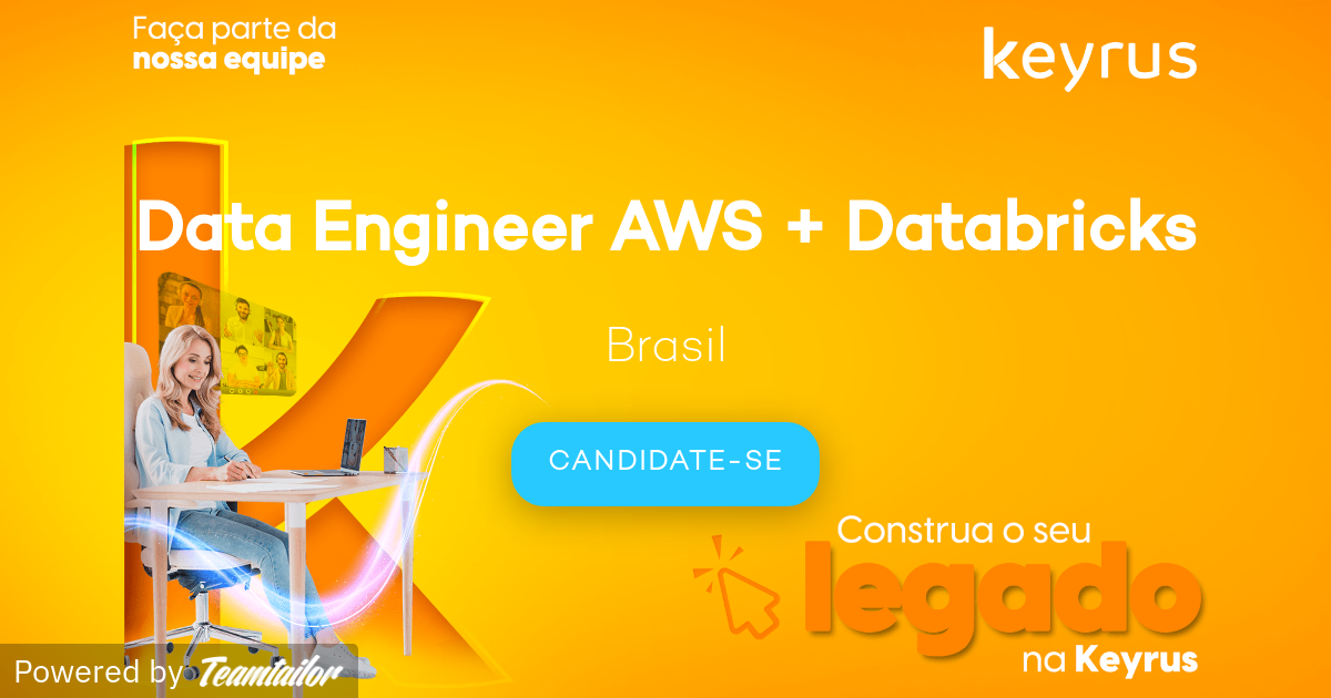 Senior Data Engineer AWS + Databricks (Hibrido São Bernardo do Campo/SP) - Keyrus Brazil