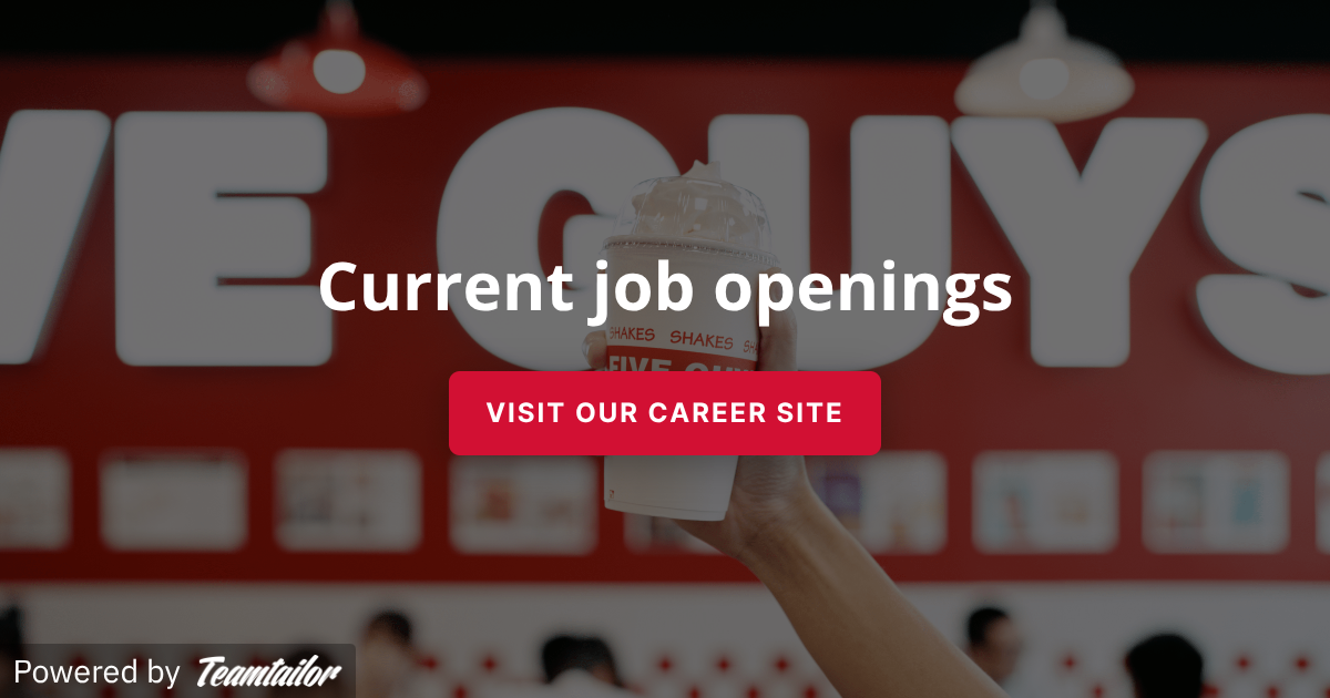 Current job openings - Five Guys International