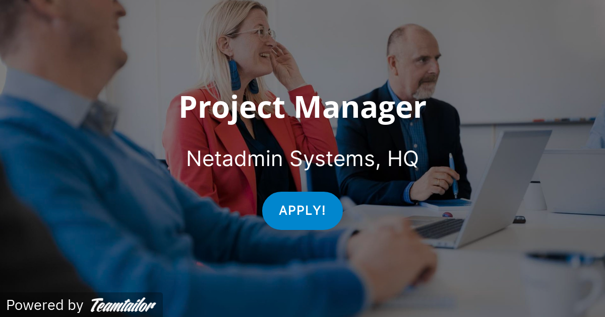 Project Manager - Netadmin Systems