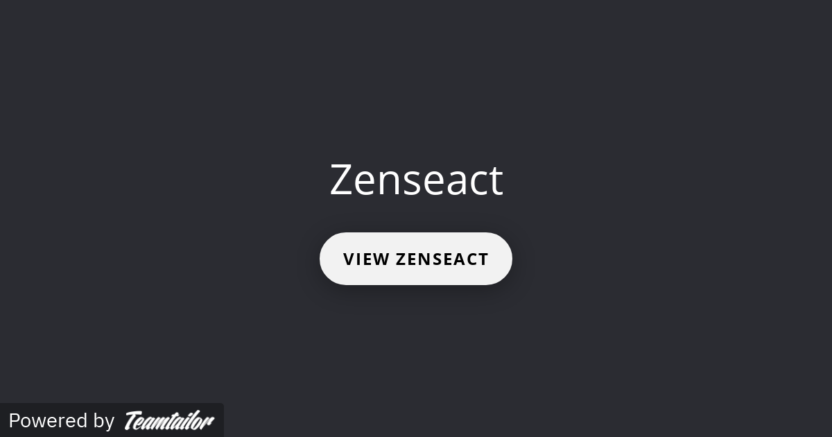 Join the Zenseact Journey - Zenseact