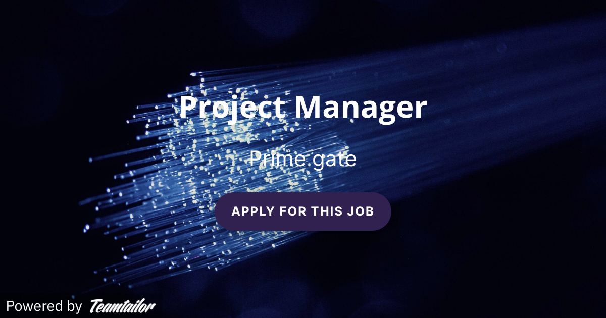 Project Manager - Prime Gate