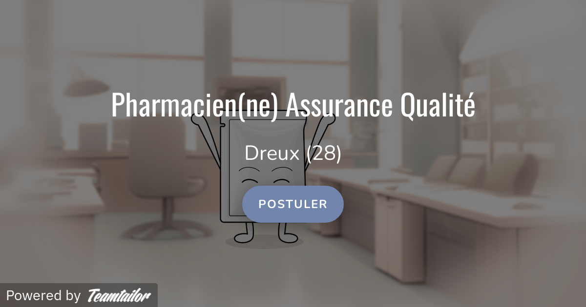 Pharmacien(ne) Assurance Qualité - Meribel Pharma Solutions