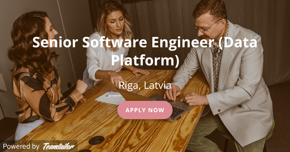Senior Software Engineer (Data Platform) - Luminor Group