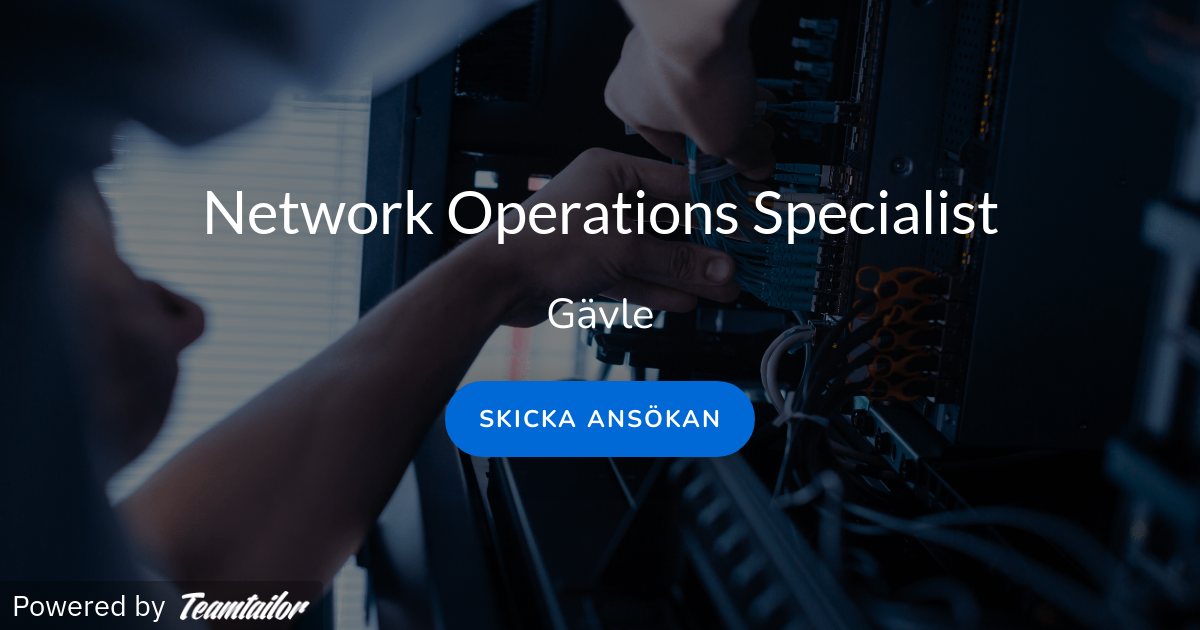 Network Operations Specialist - Needefy AB