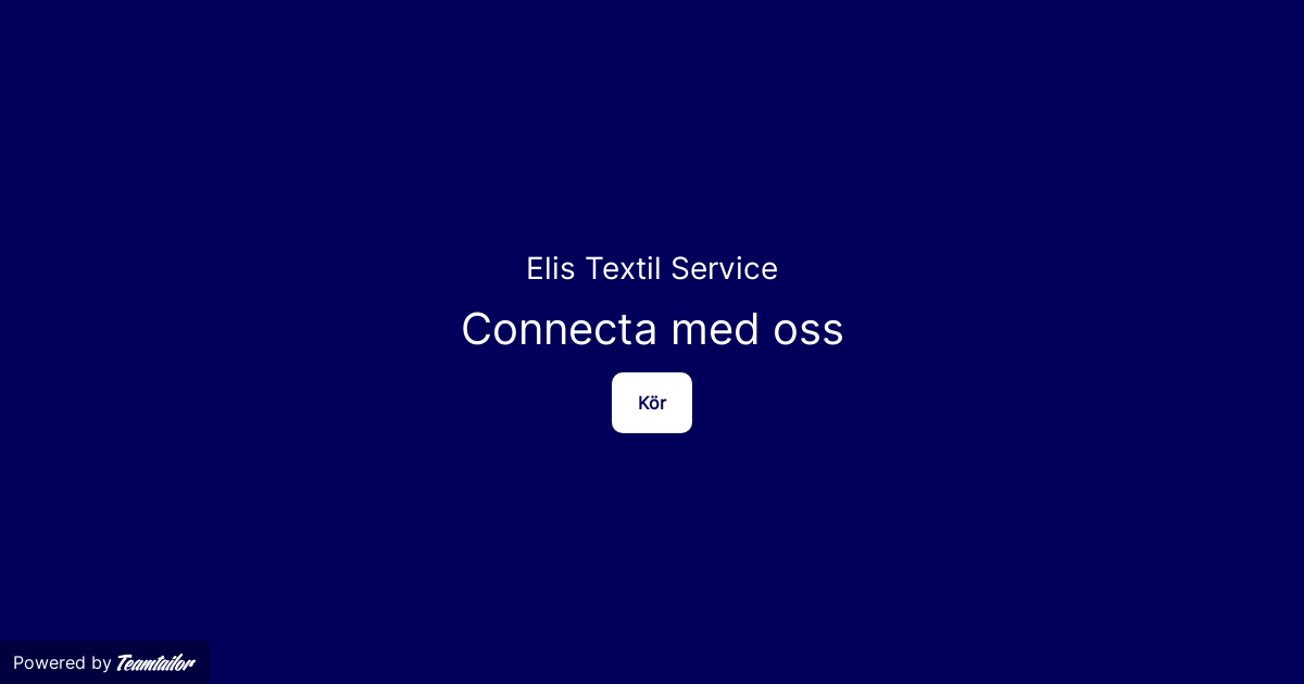 Elis Textil Service – Connect