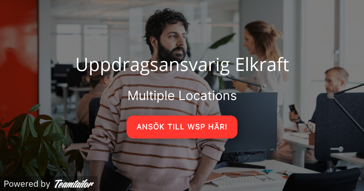 Uppdragsansvarig Elkraft - WSP Sverige