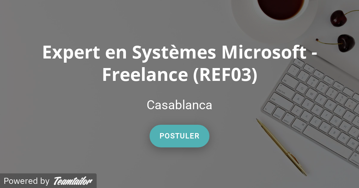 Expert en Systèmes Microsoft - Freelance (REF03) - Trusted Advisors