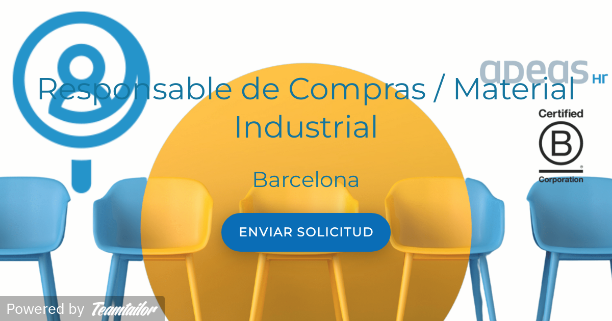Responsable de Compras / Material Industrial - ADEAS HR