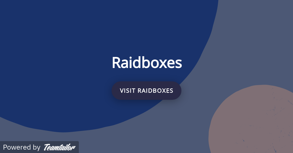 Welcome to our career site - Raidboxes