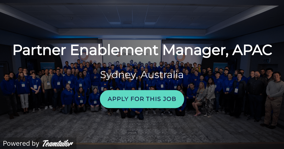 Partner Enablement Manager, APAC - Orbus Software