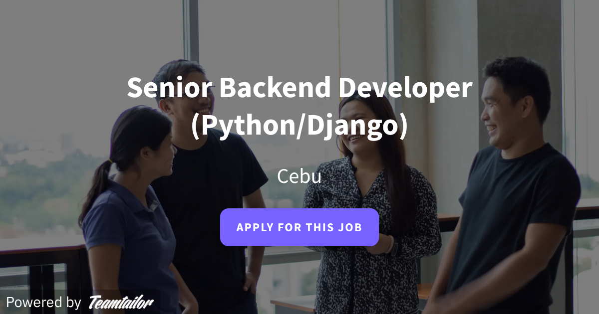 Senior Backend Developer (Python/Django) - Arcanys
