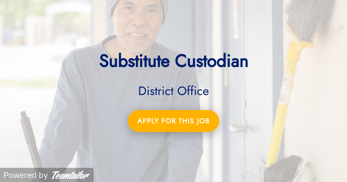 Substitute Custodian - Center Joint Unified School District