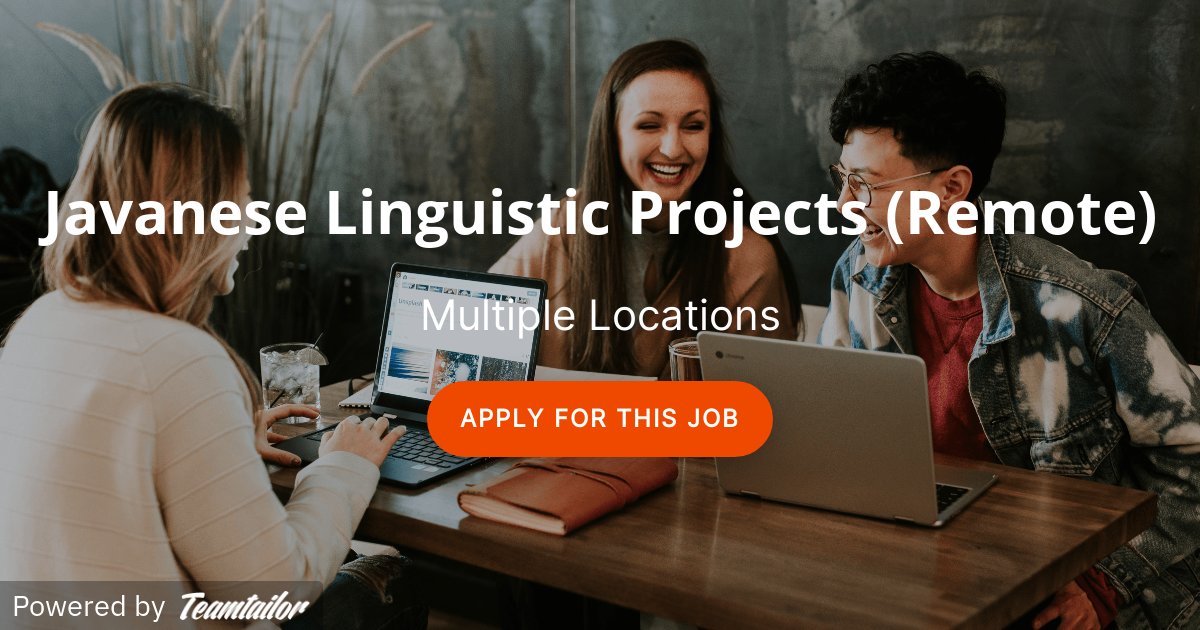 Javanese Linguistic Projects (Remote) - Sigma Group