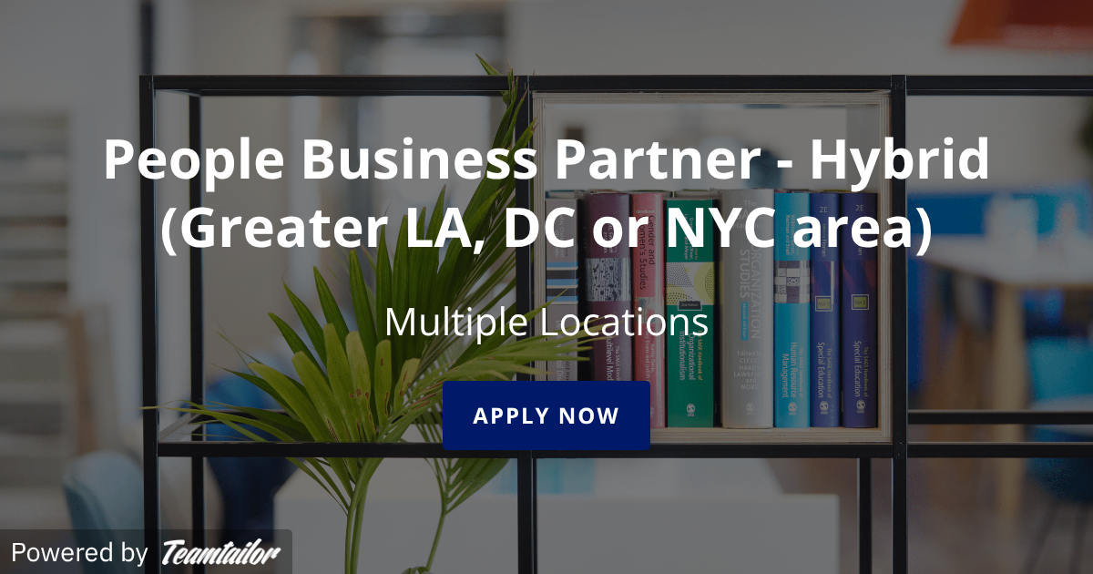 People Business Partner - Hybrid (Greater LA, DC or NYC area) - Sage
