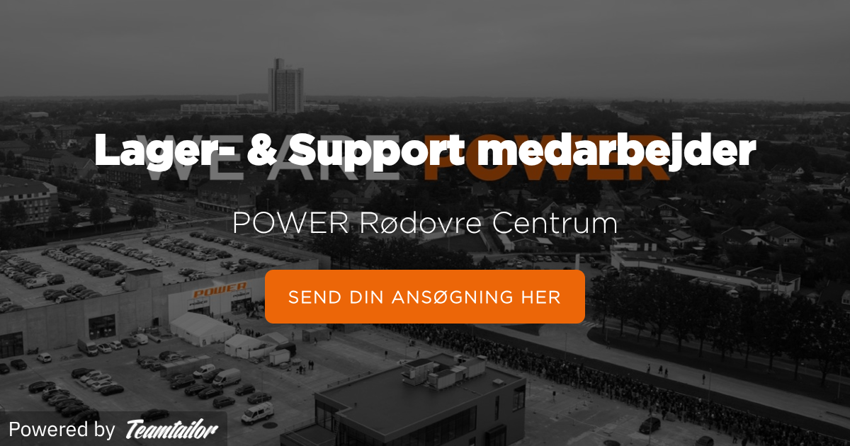 Lager- & Support medarbejder - Power Danmark