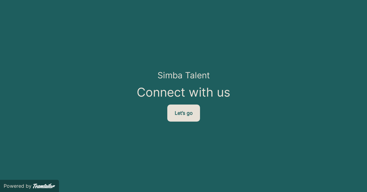 Simba Talent – Connect